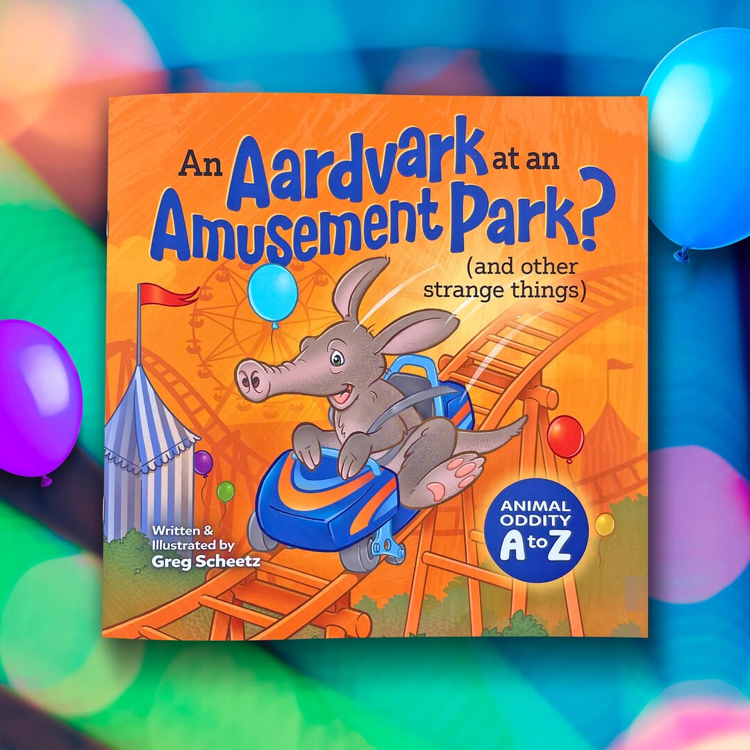 An Aardvark at an Amusement Park A to Z Picture Book SHIPS FREE - Etsy