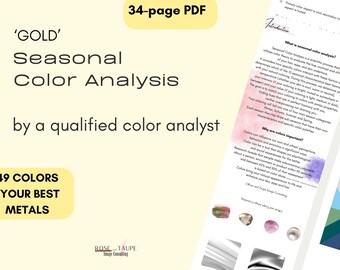 Personalized Color Analysis - Etsy