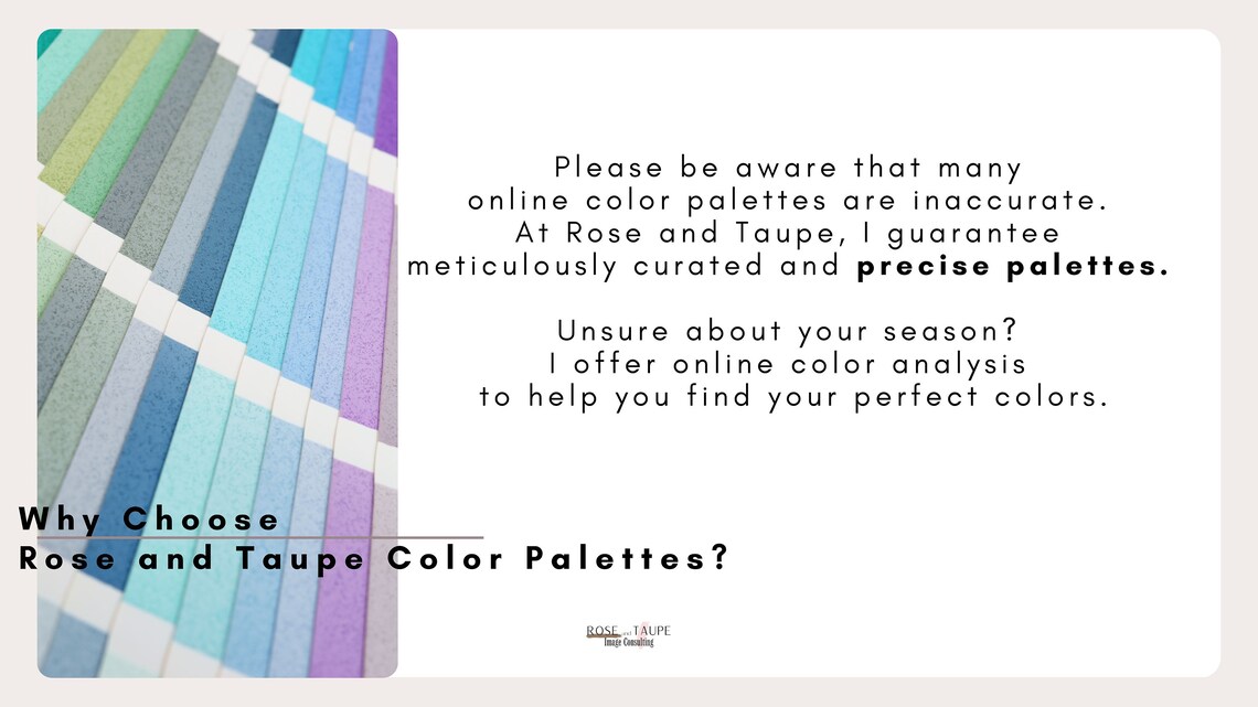 Soft Summer Digital Color Palette Color Analysis Muted Summer Color ...