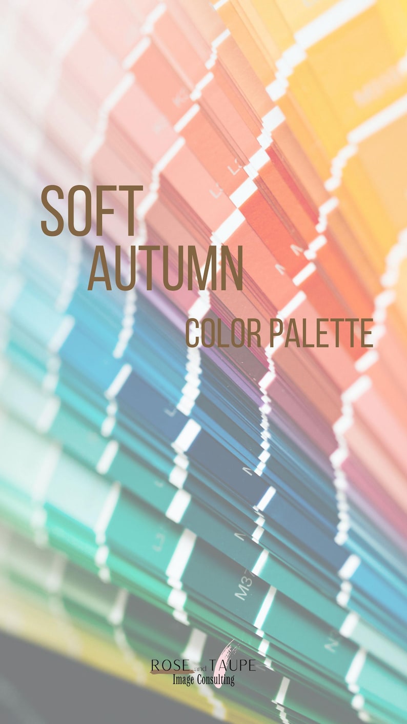 Soft Autumn Digital Color Palette - Color Analysis - Muted Autumn Color ...