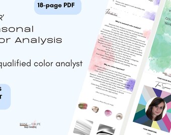 Personalized Color Analysis - Etsy