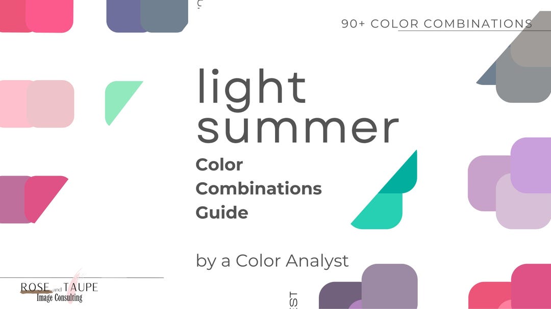 Guía de combinaciones de colores claros de verano Análisis de color ...