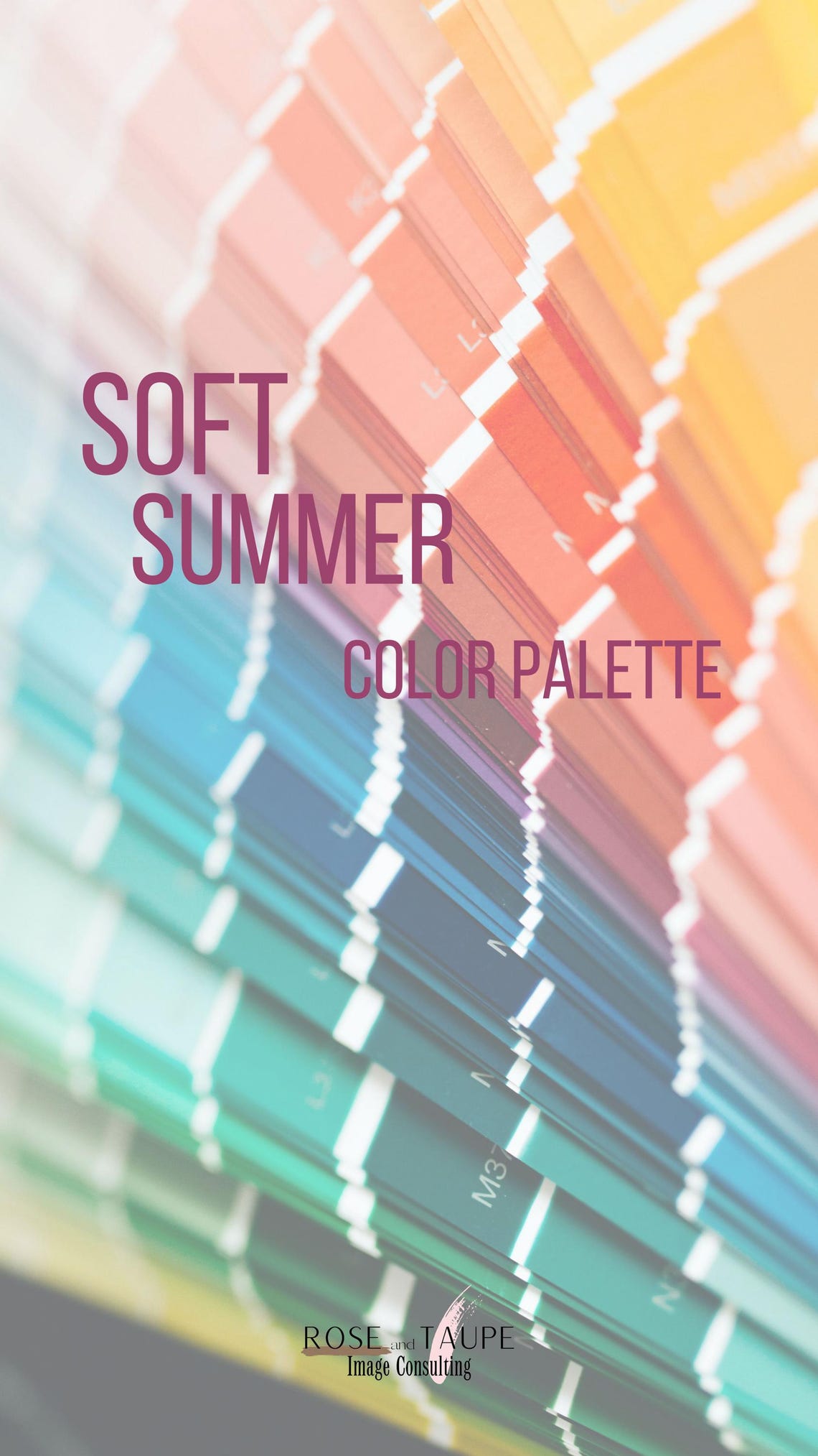Soft Summer Digital Color Palette- Color Analysis - Muted Summer Color ...