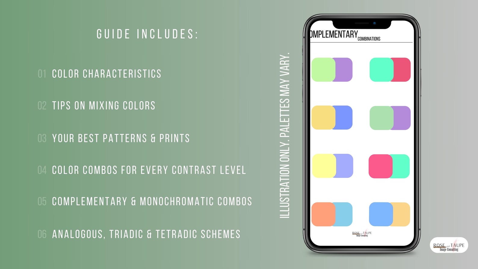 Soft Summer Color Combinations Guide: Muted Palette (PDF Download) - Etsy