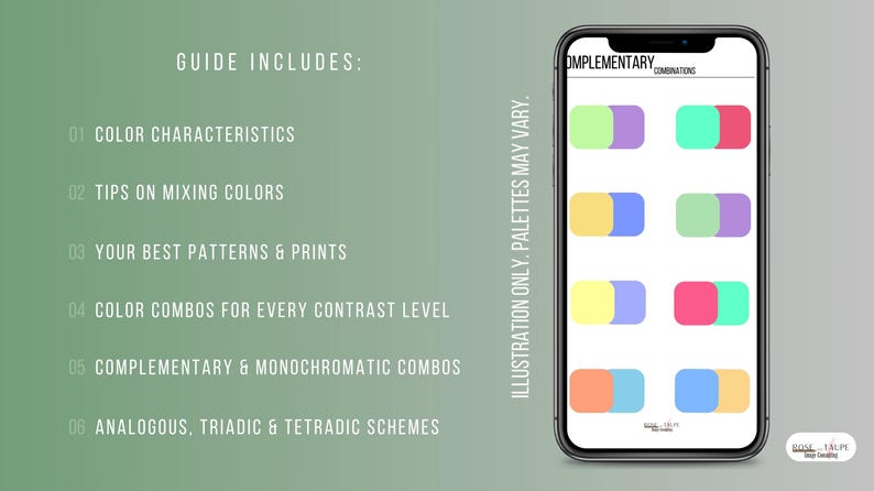 Soft Summer Color Combinations Guide: Muted Palette (PDF Download) - Etsy