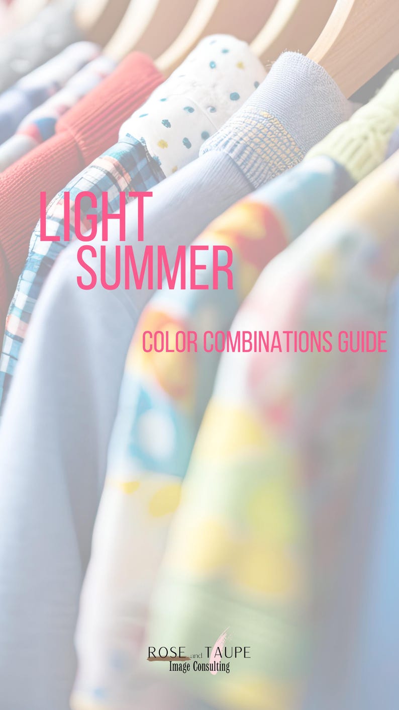 Light Summer Color Combinations Guide: 90+ Outfit Ideas (PDF Download ...