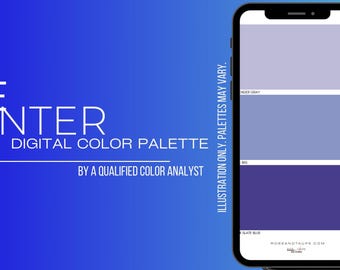 True Winter Personal Color Palette Seasonal Color Analysis Color ...