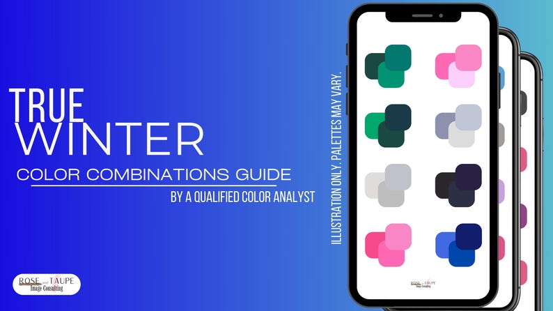 True Winter Color Combinations Guide - Color Analysis - Cool Winter ...