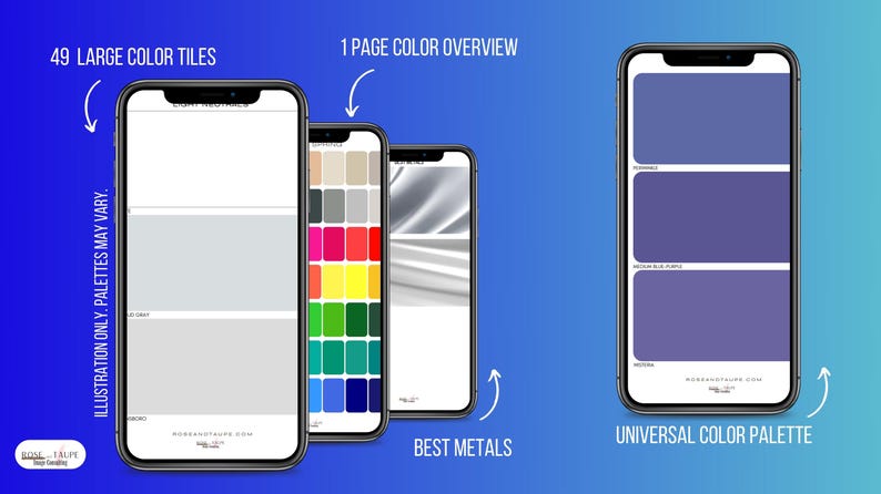 True Winter Color Palette: Personal Color Analysis (digital Download ...
