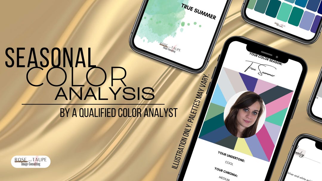 Personalized Color Palette: Seasonal Color Analysis (online) - Etsy