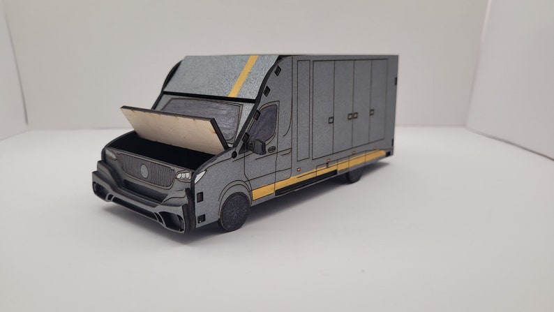 Desk Organizer Look Like Mercedes Sprinter Tow Car SVG Laser Cut Files ...