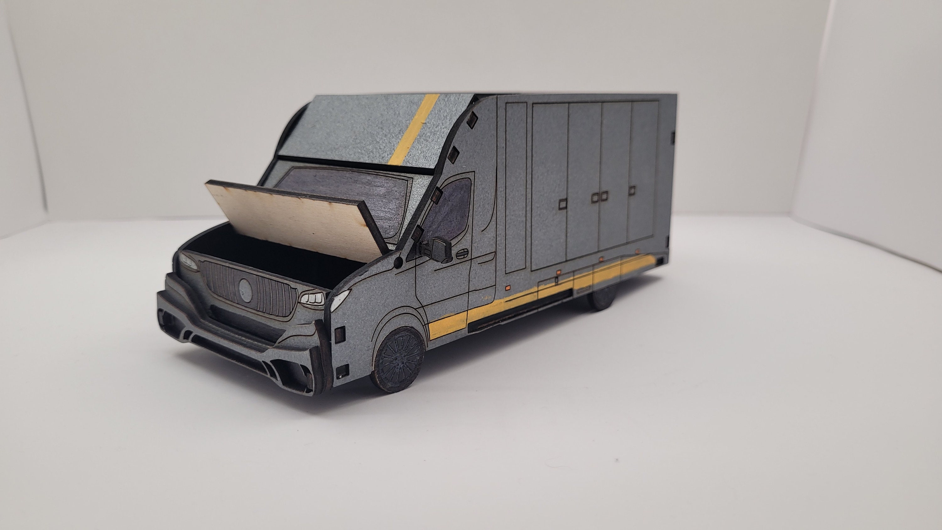 Desk Organizer Look Like Mercedes Sprinter Tow Car SVG Laser Cut Files ...