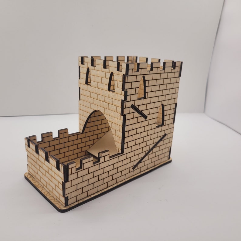 Dice Tower Laser Cut Files SVG PSD PDF Affinity Dxf for Rpg Games Board ...