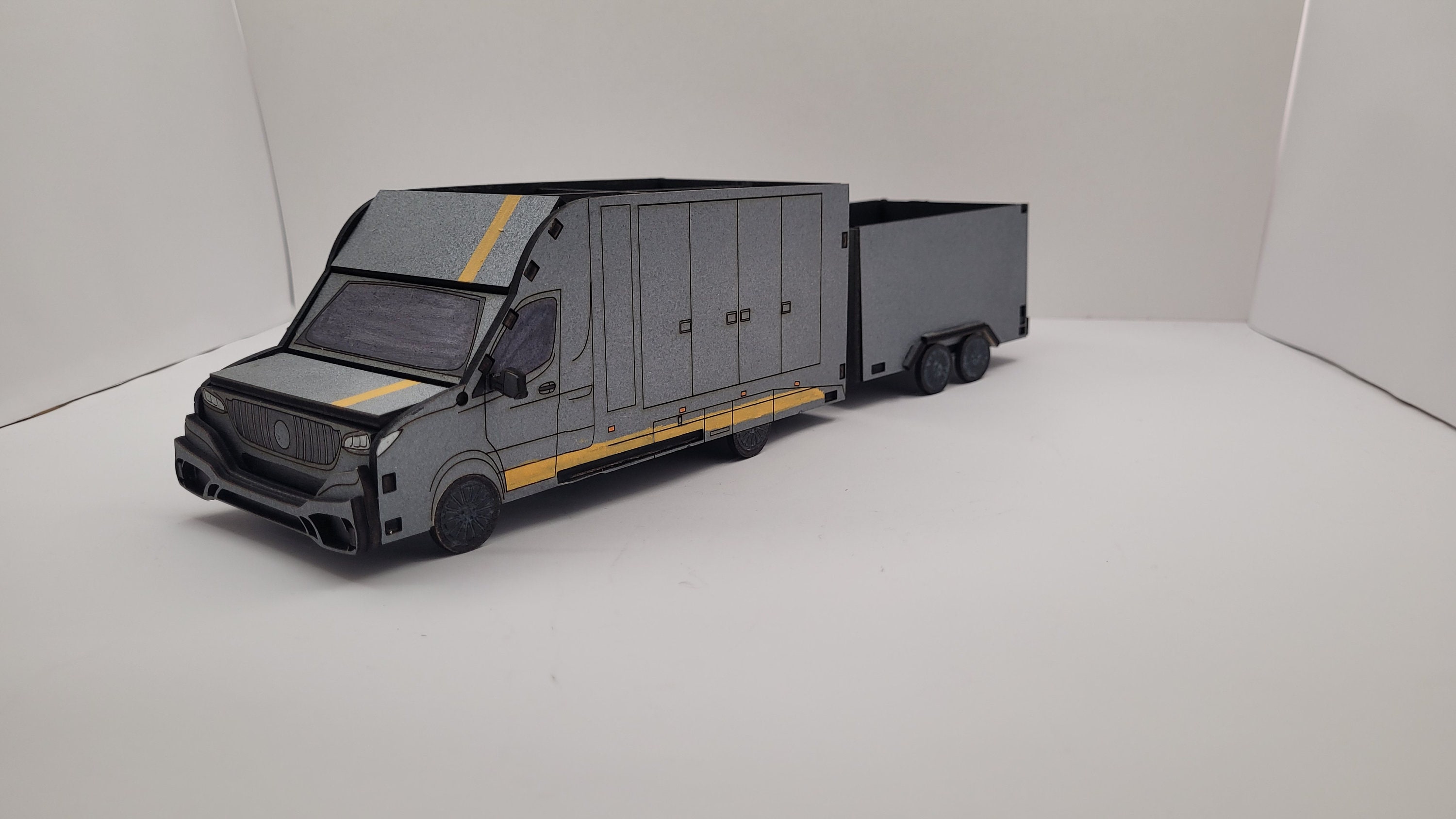 Desk Organizer Look Like Mercedes Sprinter Tow Car SVG Laser Cut Files ...