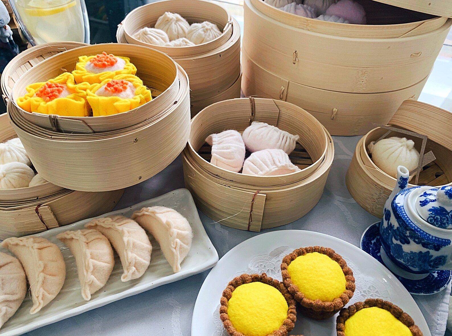 Dumplings Dim Sum Pretend Play Felt Food Restaurants and Play - Etsy