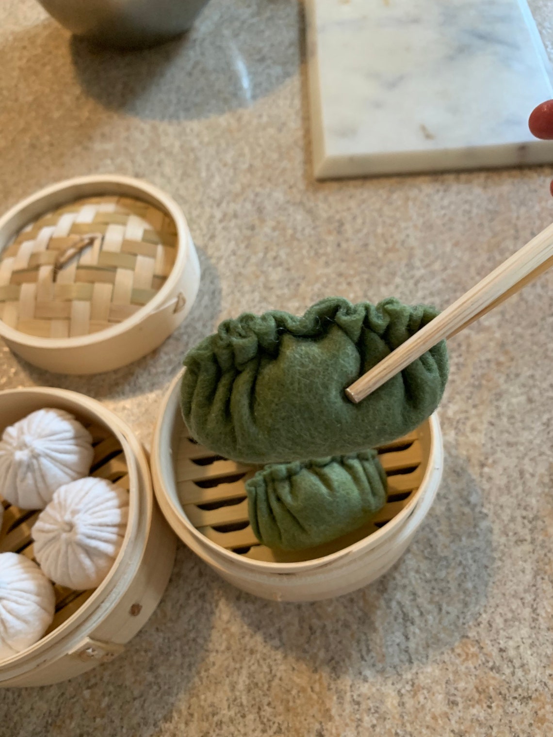 Veggie Dumpling Dim Sum Pretend Play Felt Food Yum Cha - Etsy