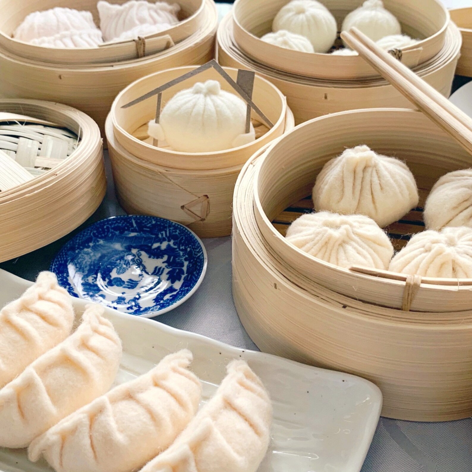 Dumplings Dim Sum Pretend Play Felt Food Restaurants and Play - Etsy