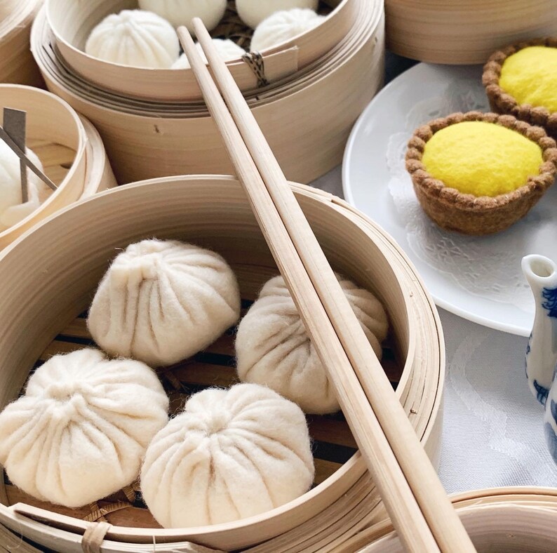 Dim Sum Xiao Long Bao Pretend Play Felt Food Yum Cha | Etsy