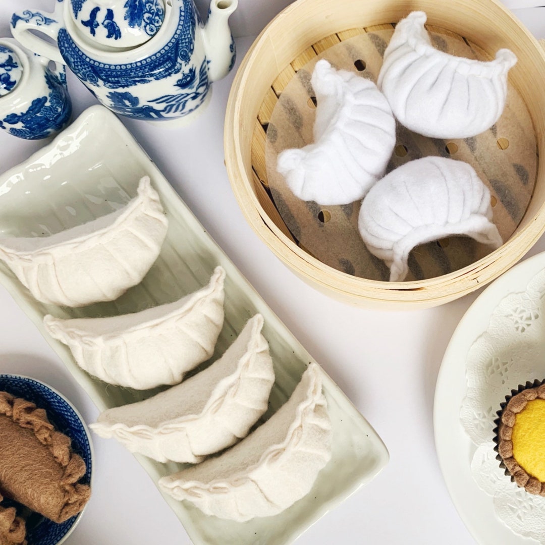 Dumplings Dim Sum Pretend Play Felt Food Restaurants and Play Kitchen ...