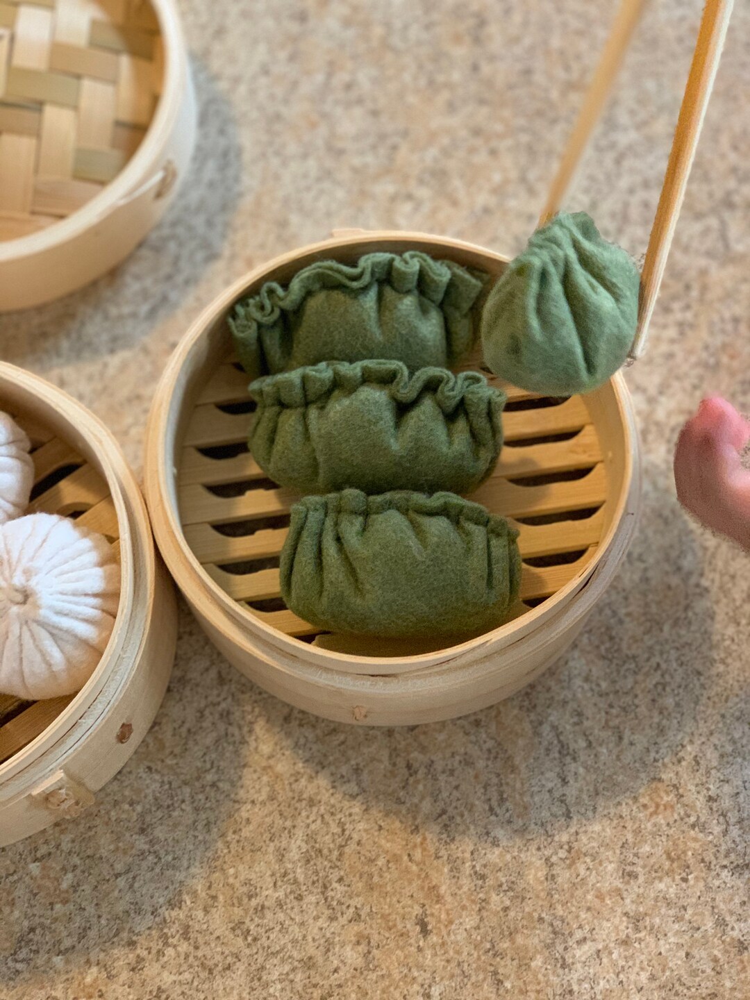 Veggie Dumpling Dim Sum Pretend Play Felt Food Yum Cha - Etsy
