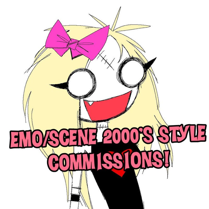 2000s Emo Style Art - Etsy