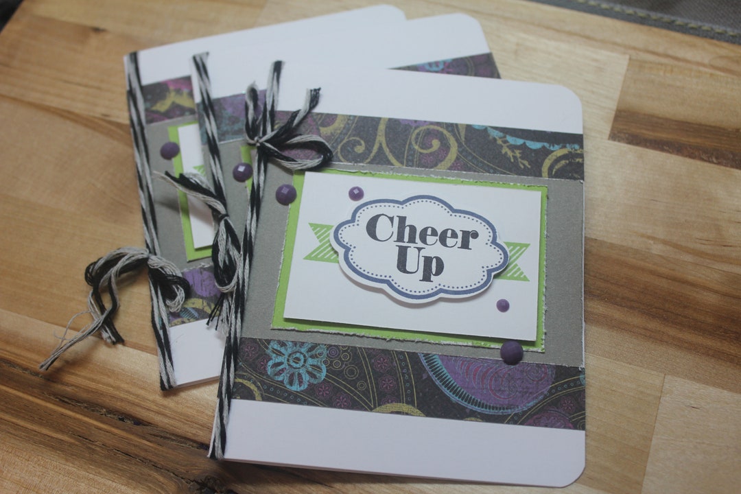 Cheer up Greeting Card-set of 3 Cards - Etsy