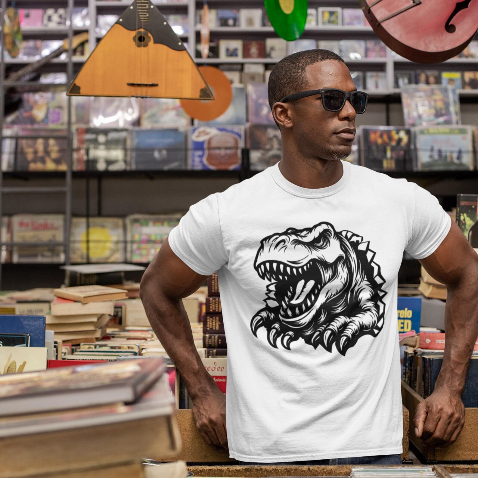 Tyrannosaurus Rex SVG, Dino Scratch Design, T-rex Cut File, Dinosaur ...