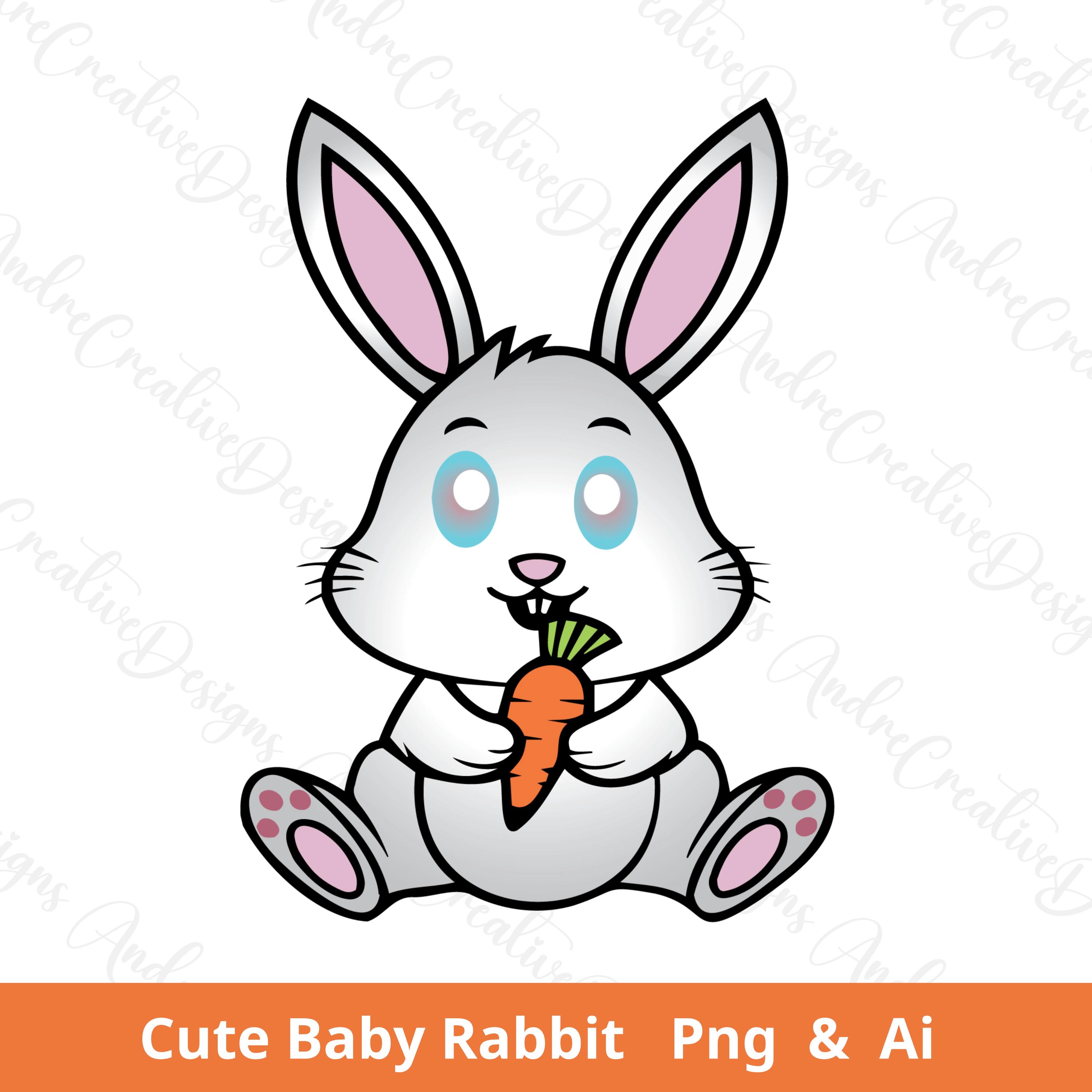 Cute Baby Rabbit Png Rabbit Png Bunny Png Baby Animal Cut Files Baby ...