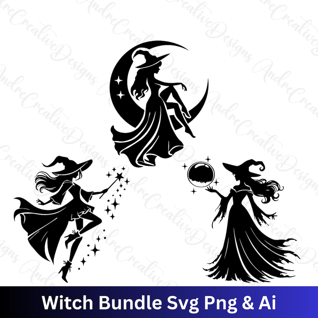 Witch SVG | Witch Bundle Svg | | Witch Cut Files for Cricut | Witch ...