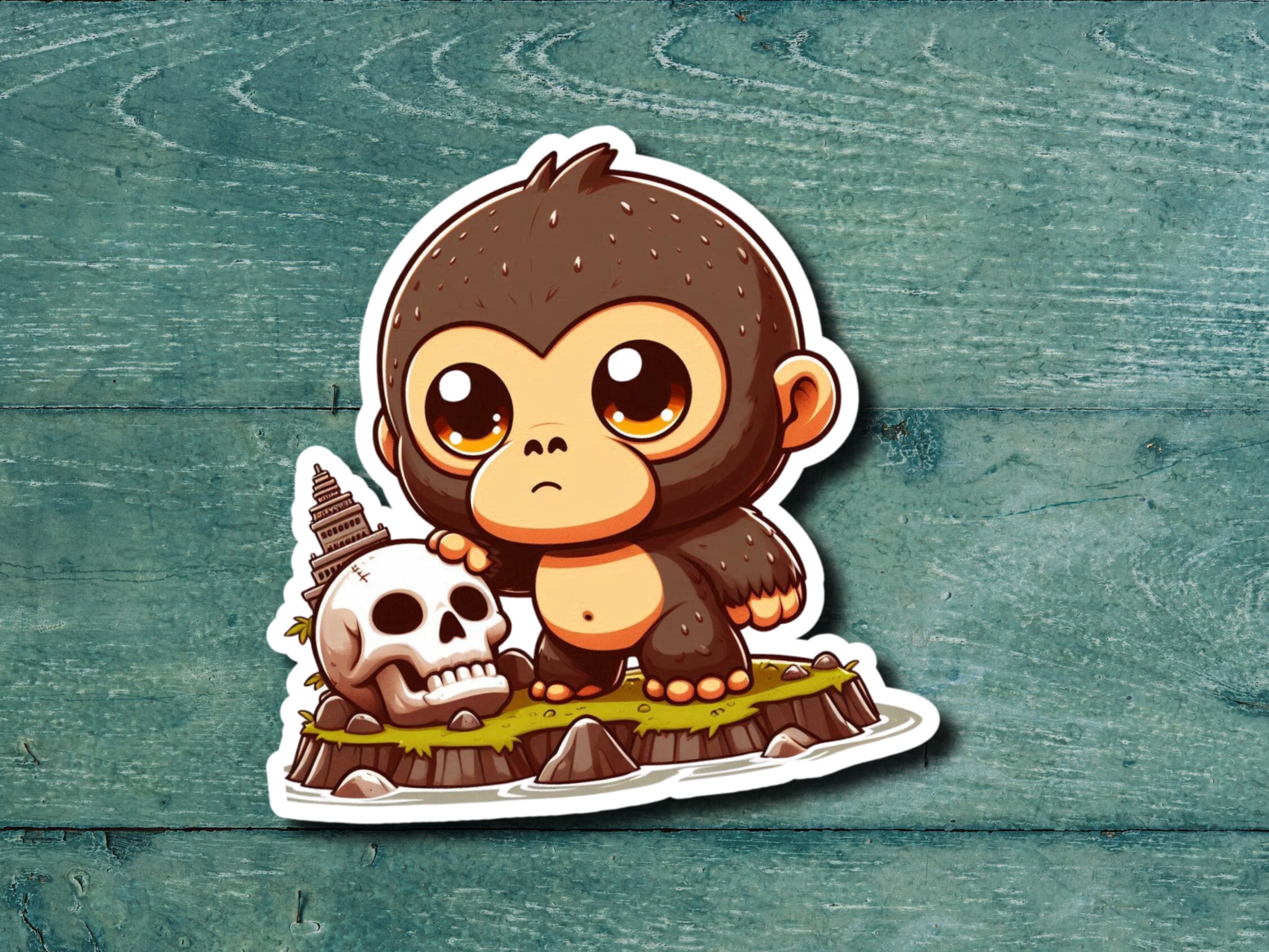 Kaiju Kuties Stickers // Godzilla Sticker / Mothra Sticker / King Kong ...