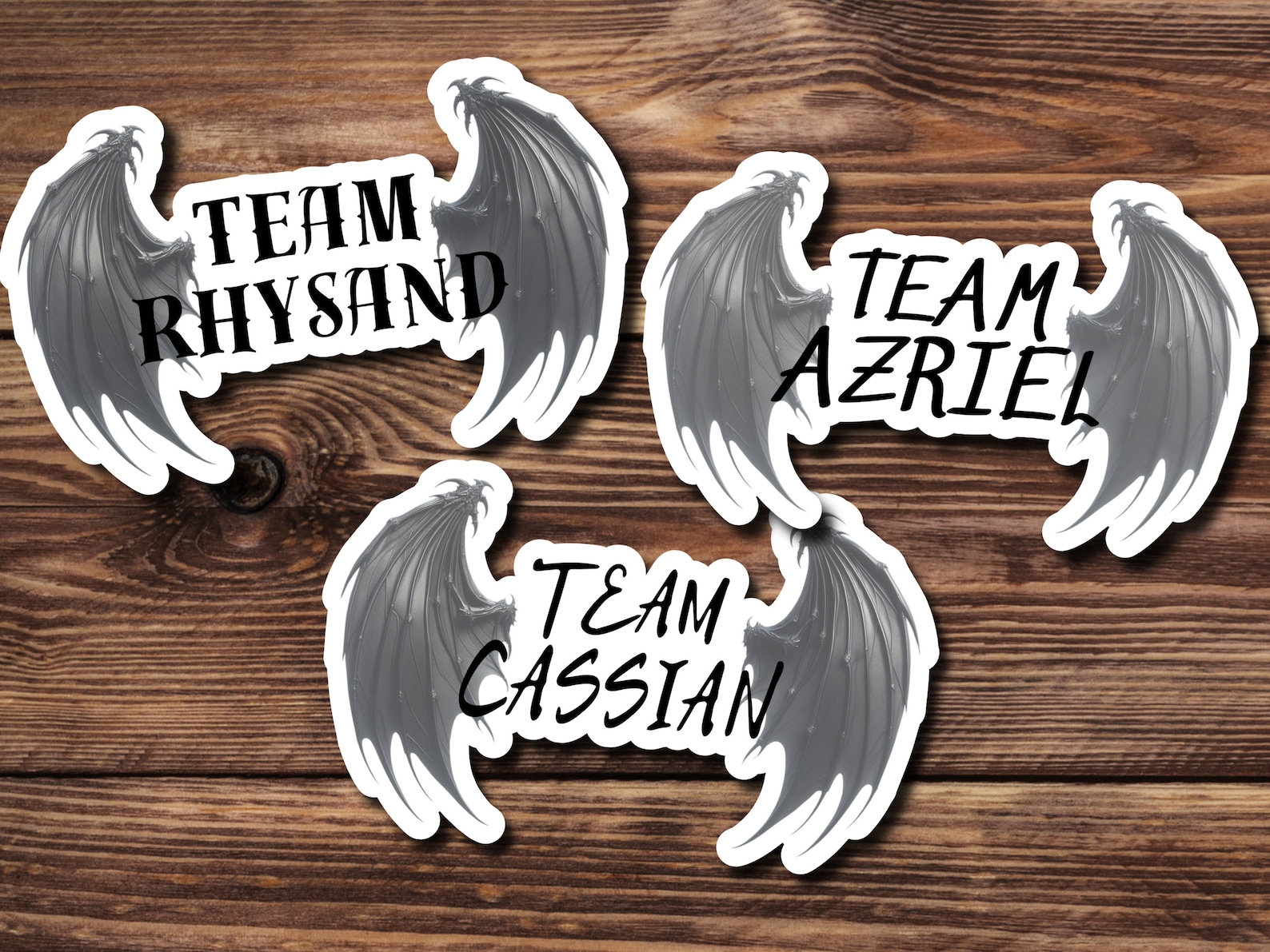 ACOTAR Team Vinyl Sticker - Rhysand, Cassian, Azriel - Etsy