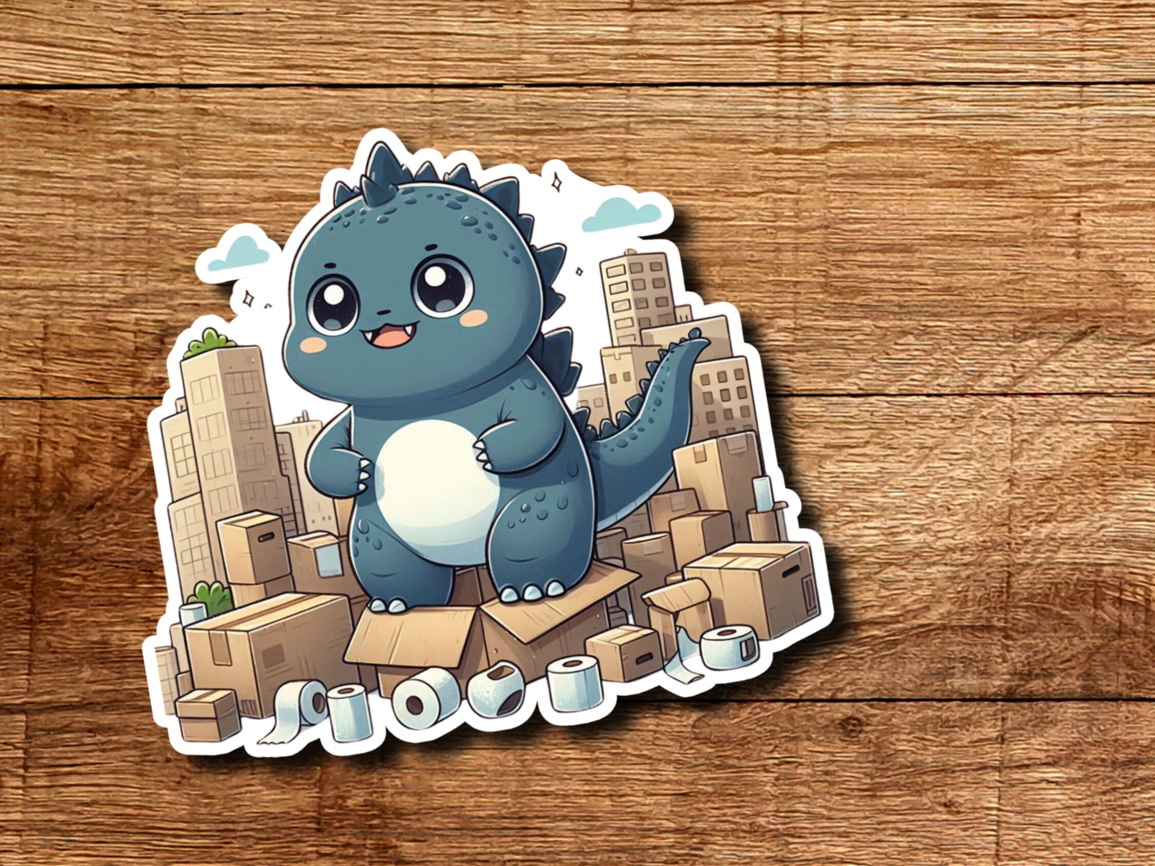 Kaiju Kuties Stickers // Godzilla Sticker / Mothra Sticker / King Kong ...