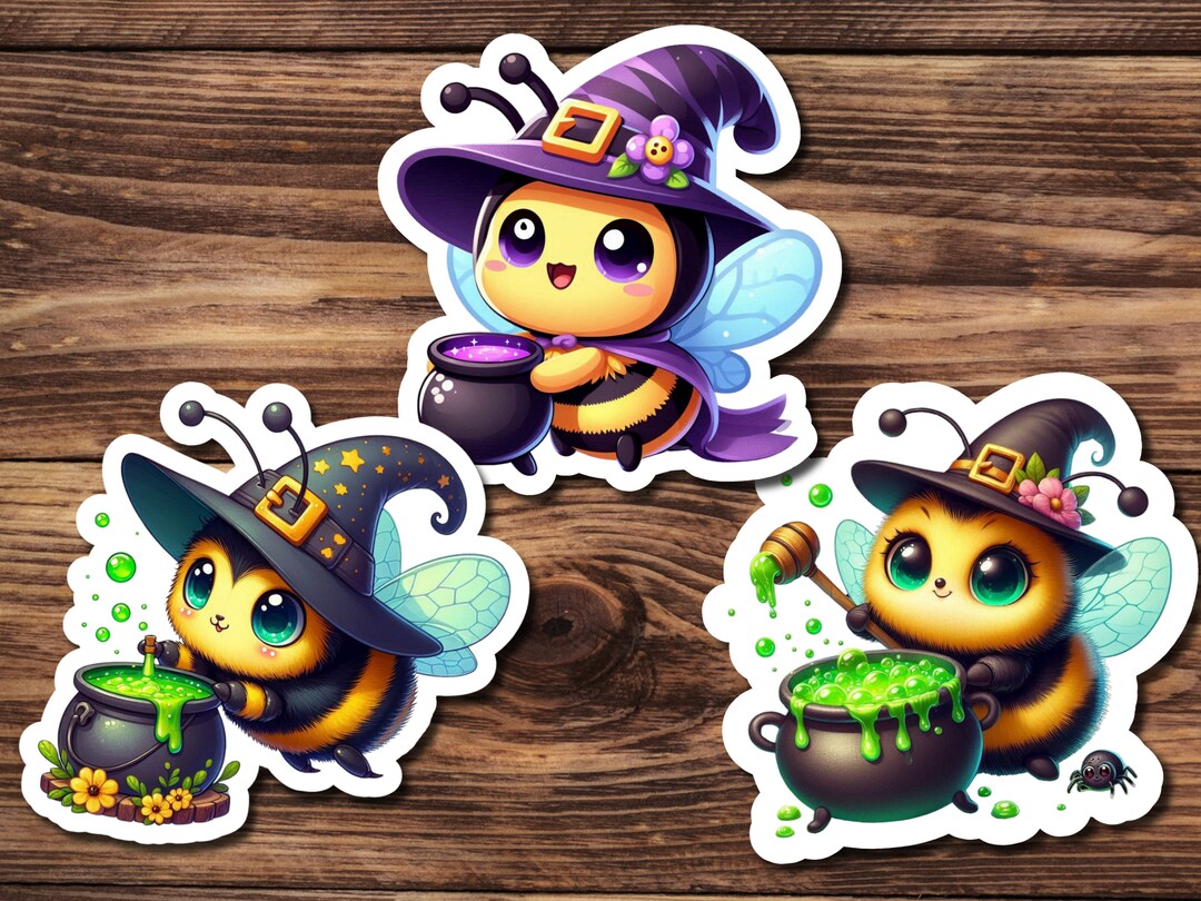 Bee-witched Sticker / Tumbler Sticker / Vinyl Sticker - Etsy
