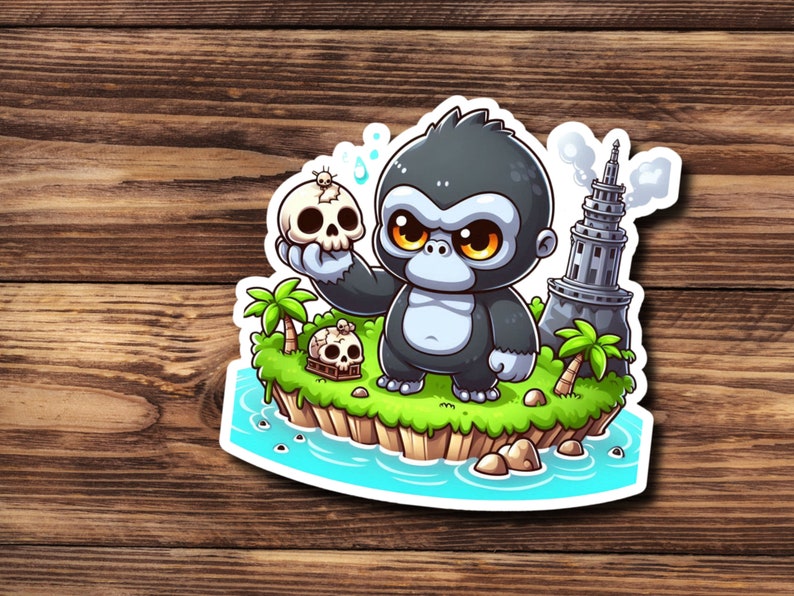 Kaiju Kuties Stickers // Godzilla Sticker / Mothra Sticker / King Kong ...