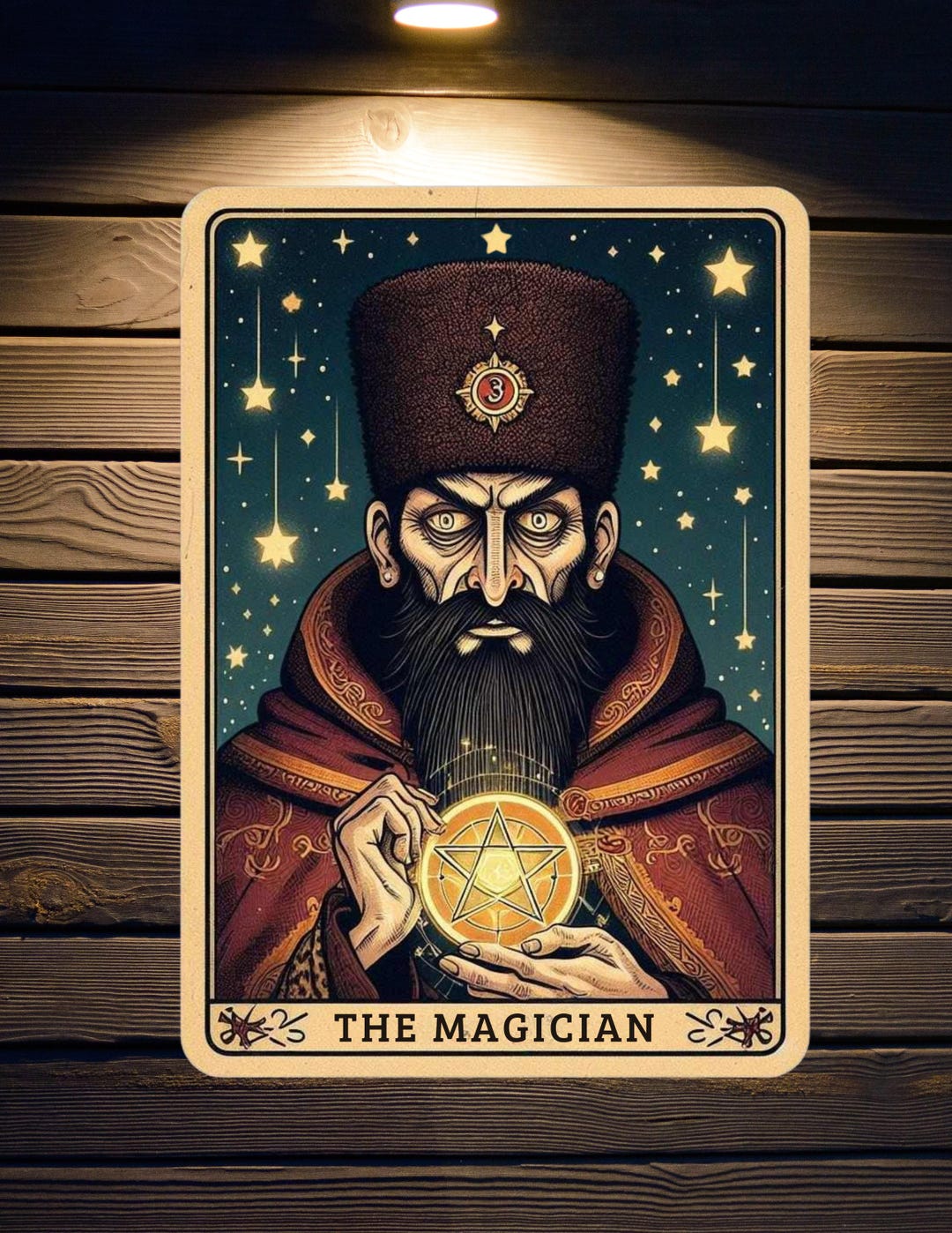 The Magician / Tarot Card Vinyl Sticker / Rasputin - Etsy