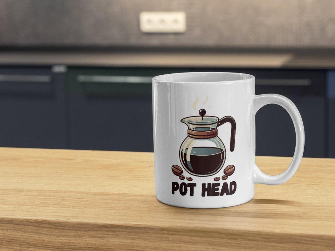 Pot Head Coffee Mug (15 Oz) - Etsy