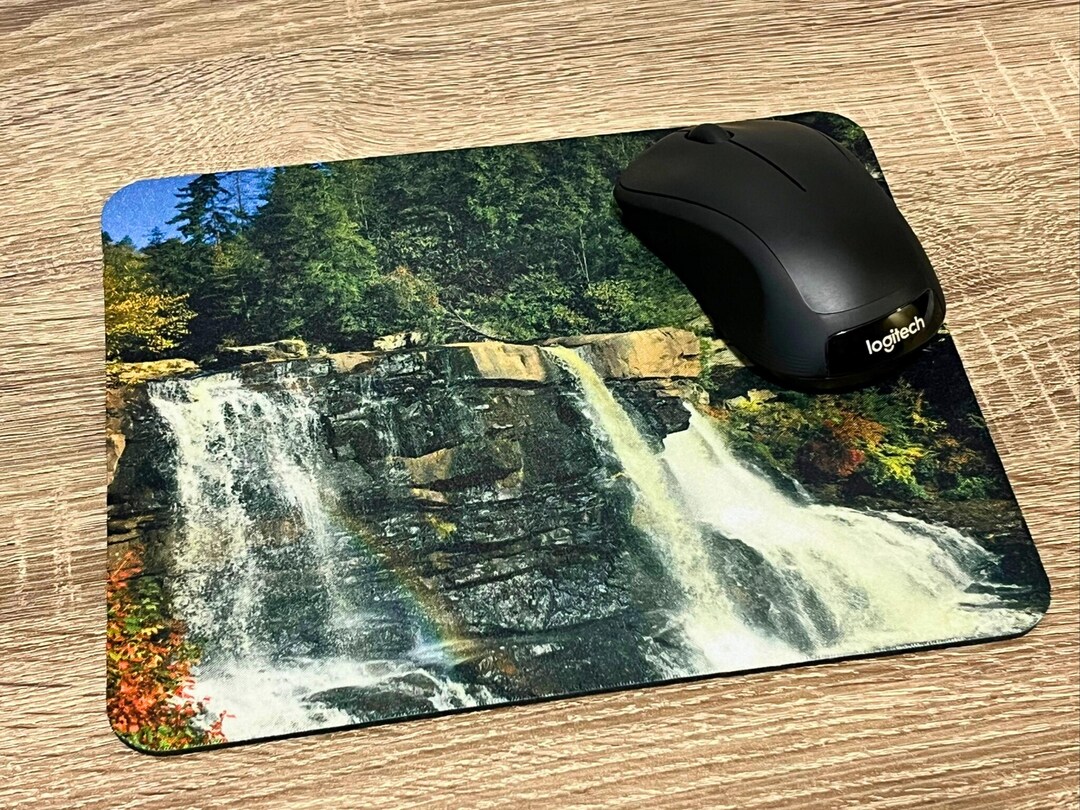 Blackwater Falls State Park Waterfall Mouse Pad // Nature / WV ...