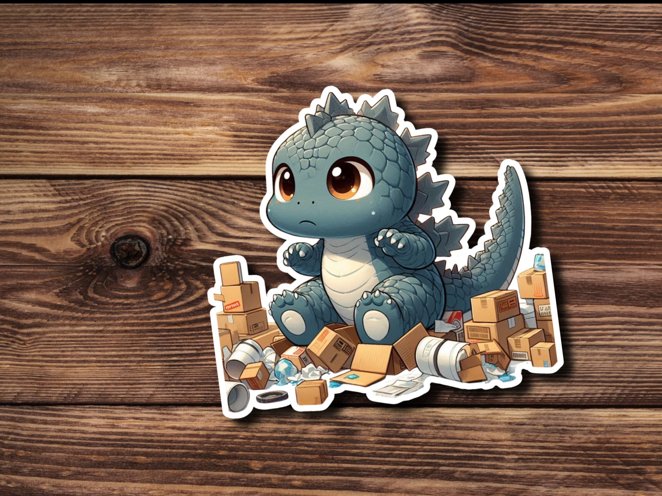 Kaiju Kuties Stickers // Godzilla Sticker / Mothra Sticker / King Kong ...