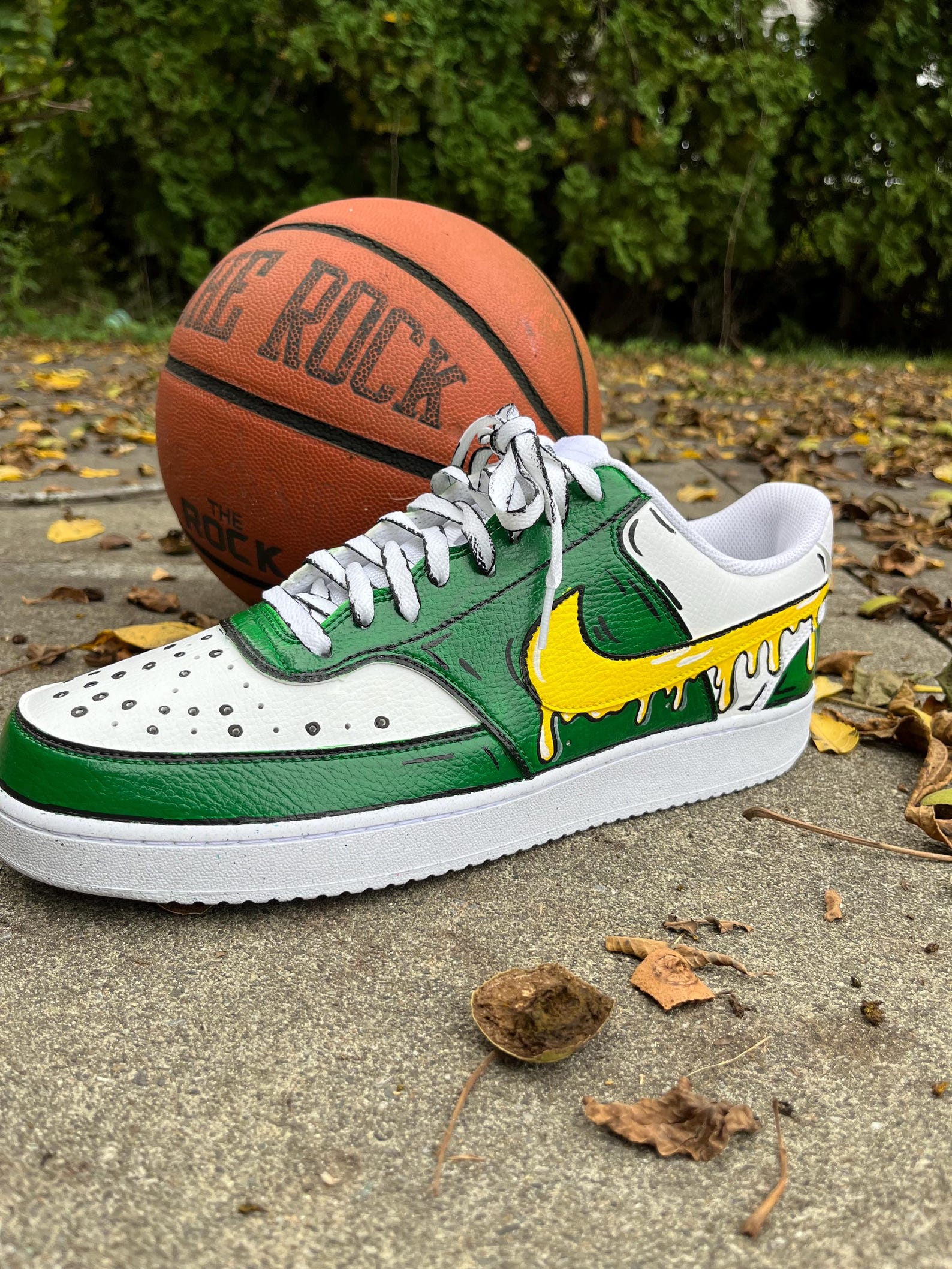 Custom Cartoon Drip Hand Painted Sneakers | Customized Leather Shoes - Etsy