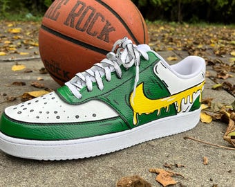 Custom Cartoon Drip Hand Painted Sneakers | Customized Leather Shoes - Etsy