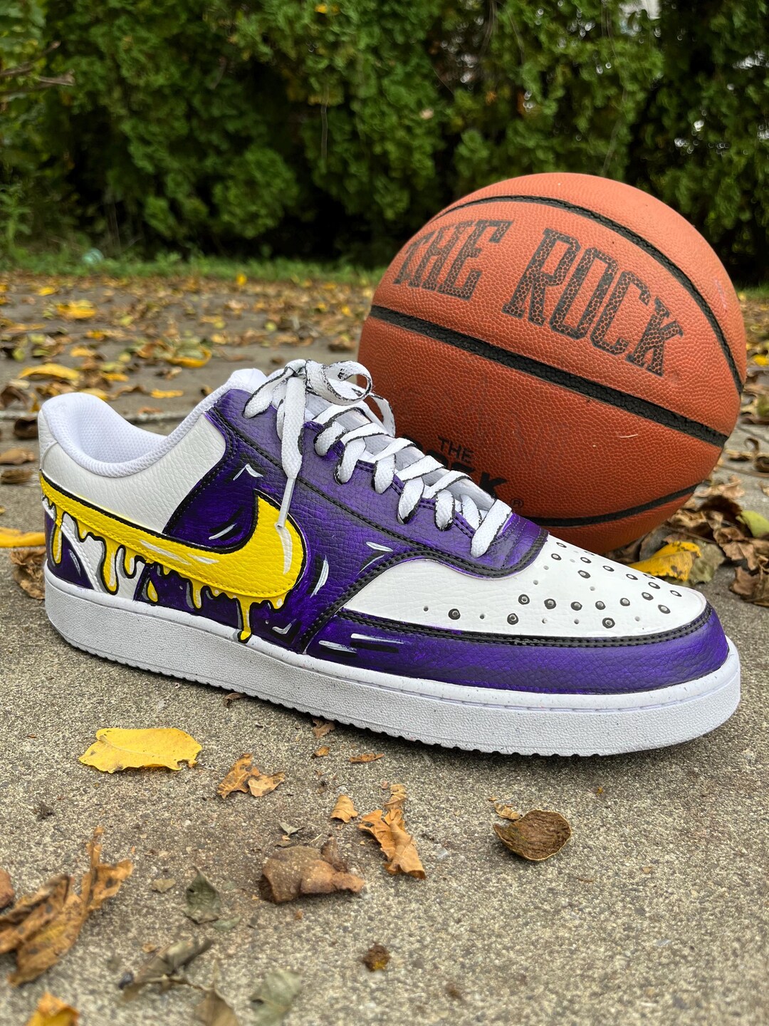 Custom Cartoon Drip Hand Painted Sneakers | Customized Leather Shoes - Etsy