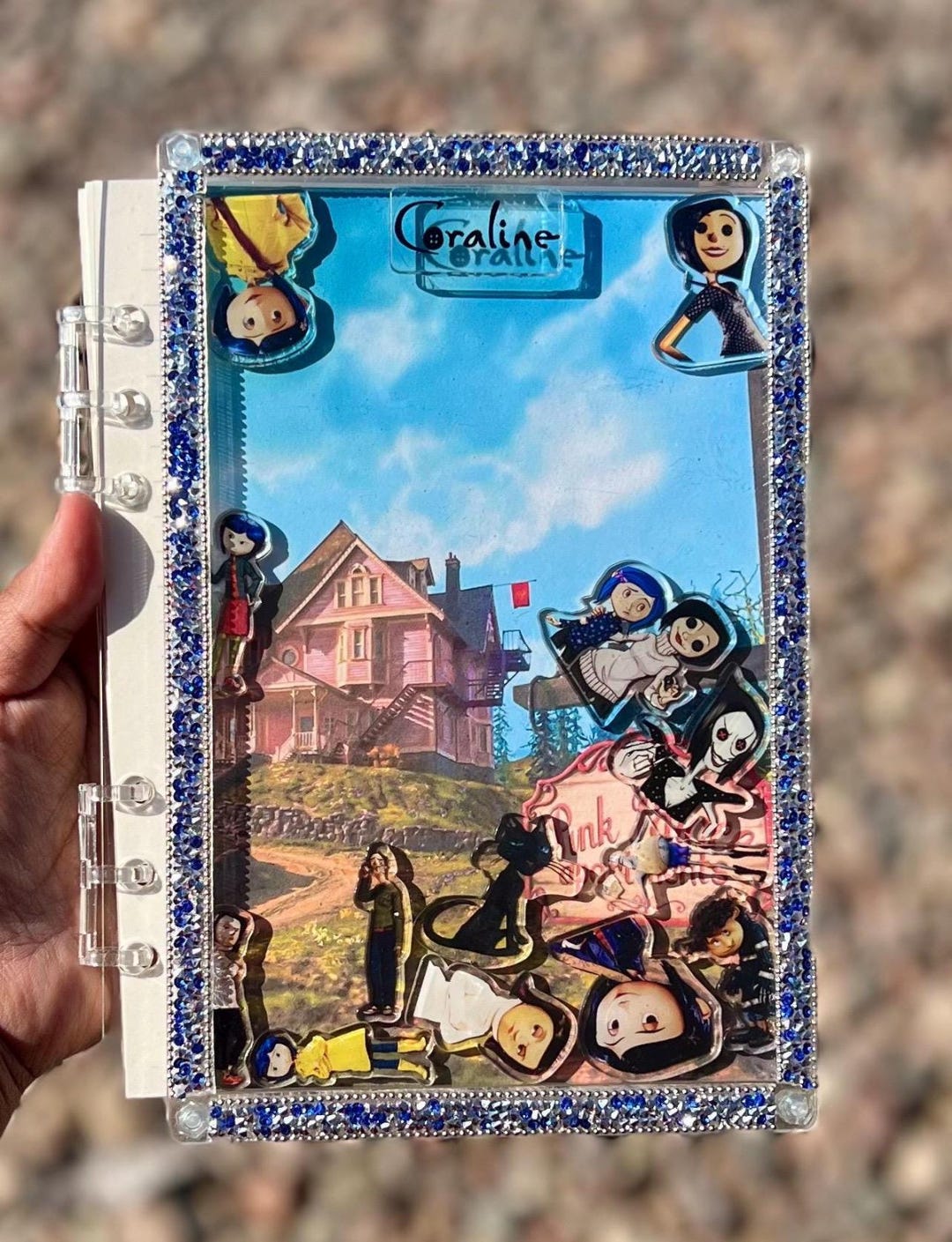 Cora Girl Acrylic Shaker Notebooks - Etsy