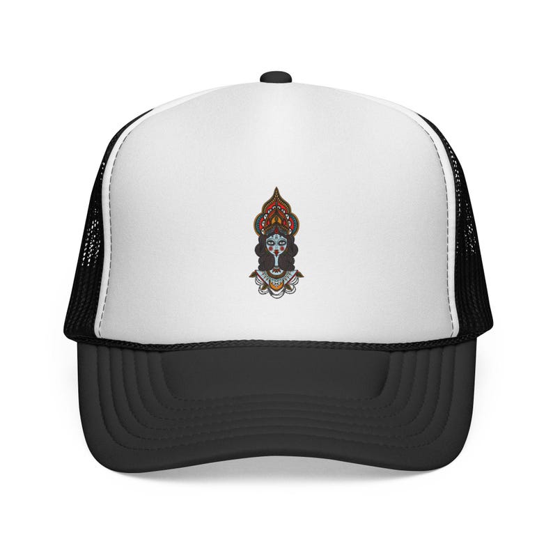 Sick Princess Kali Goddess Trucker Cap - Unique Women's Hat for Street ...