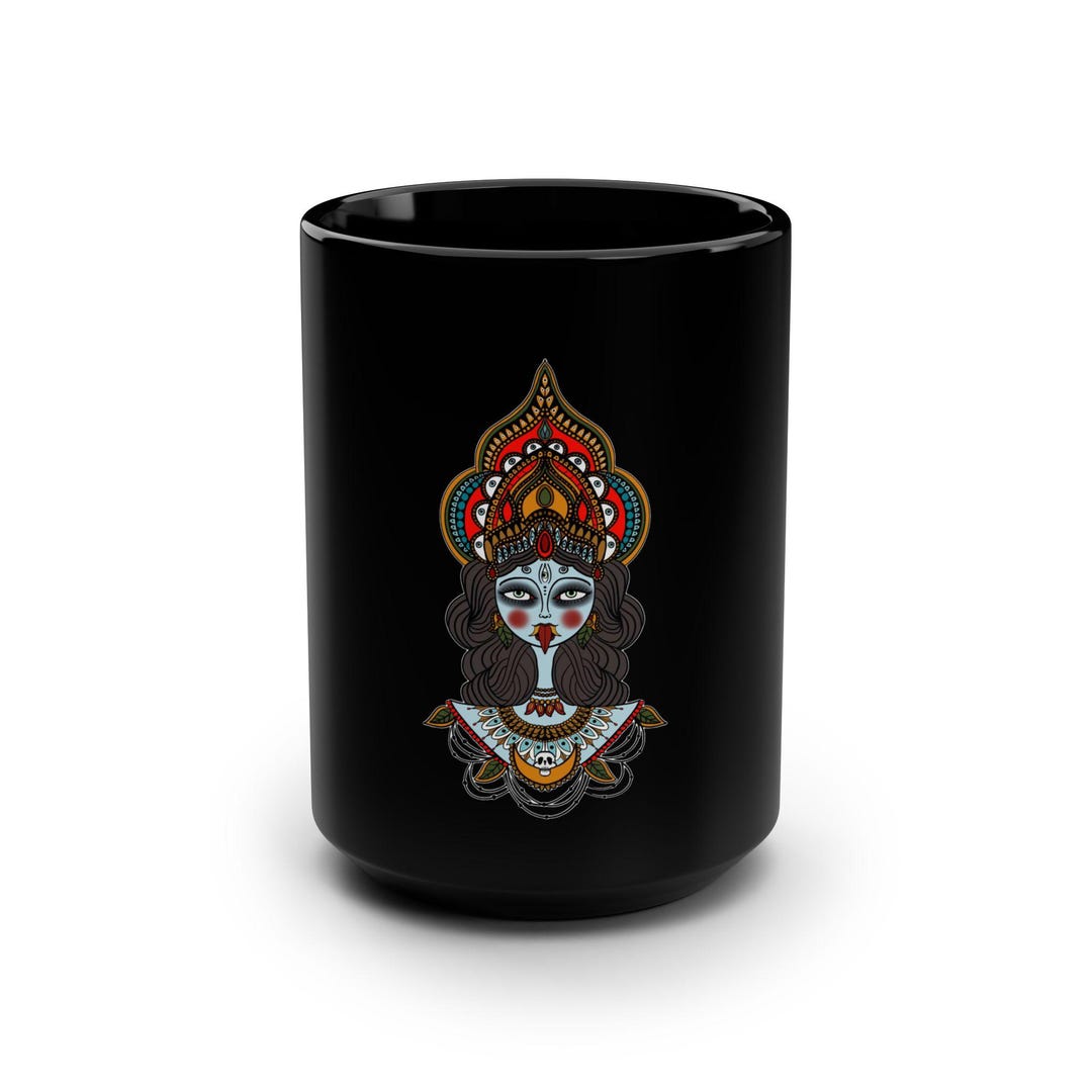 Mug, Sick Princess Kali Goddess, Black Coffee Cup, Tea Mug, Unique Gift ...