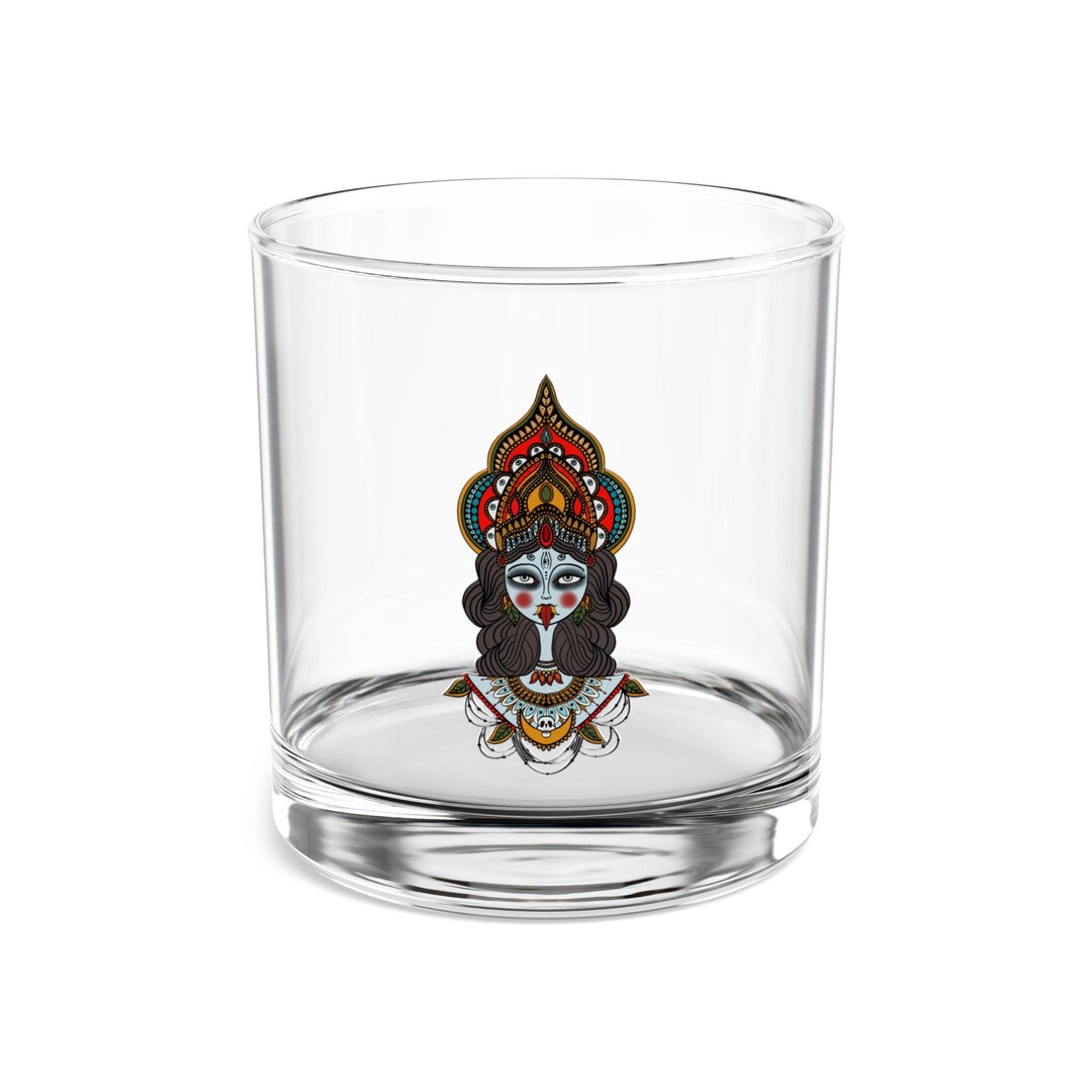 Sick Princess Kali Goddess Whiskey Rocks Glass 10oz | Vodka, Bourbon - Etsy