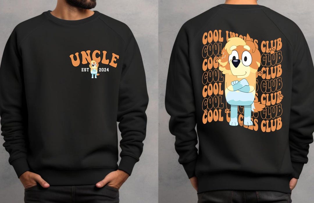 Blue Custom Cool Uncle Club Shirt Custom Since Tee Family Matching ...