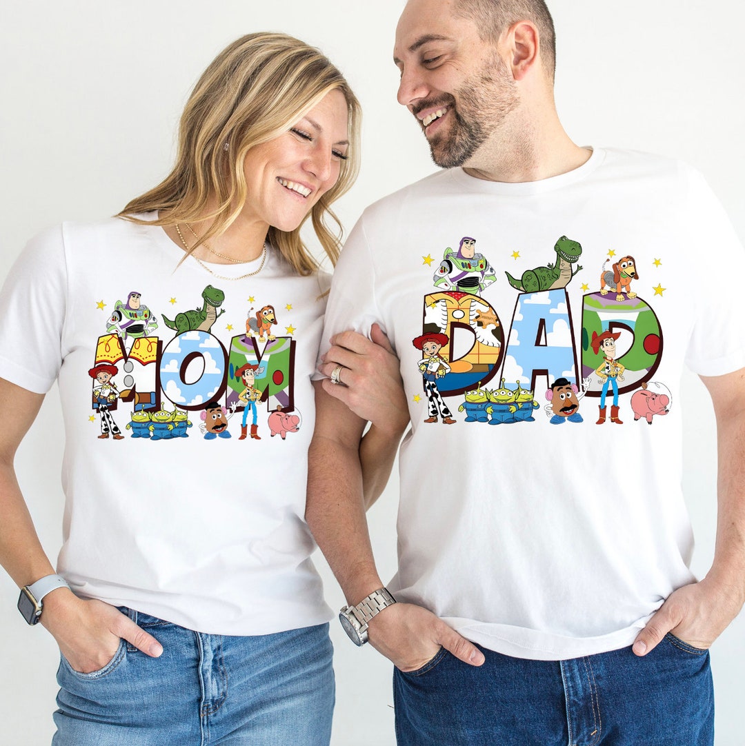 Toy Story Mom Dad Shirt Toy Mom Shirt Dad Shirt Story Birthday Shirt ...