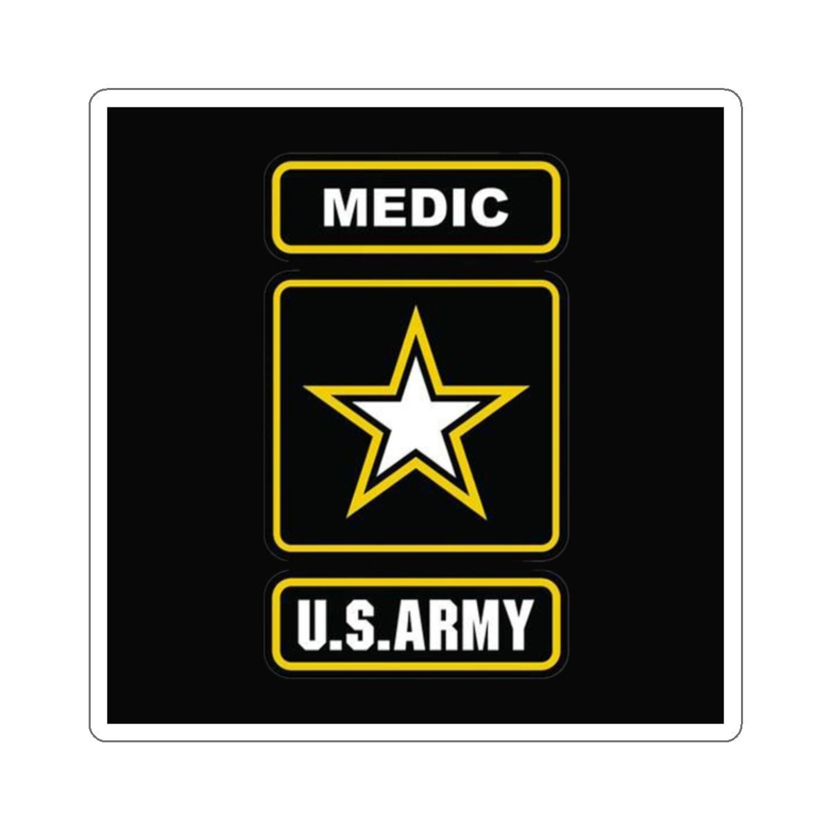 US Army Logo With Medic Sticker - Etsy