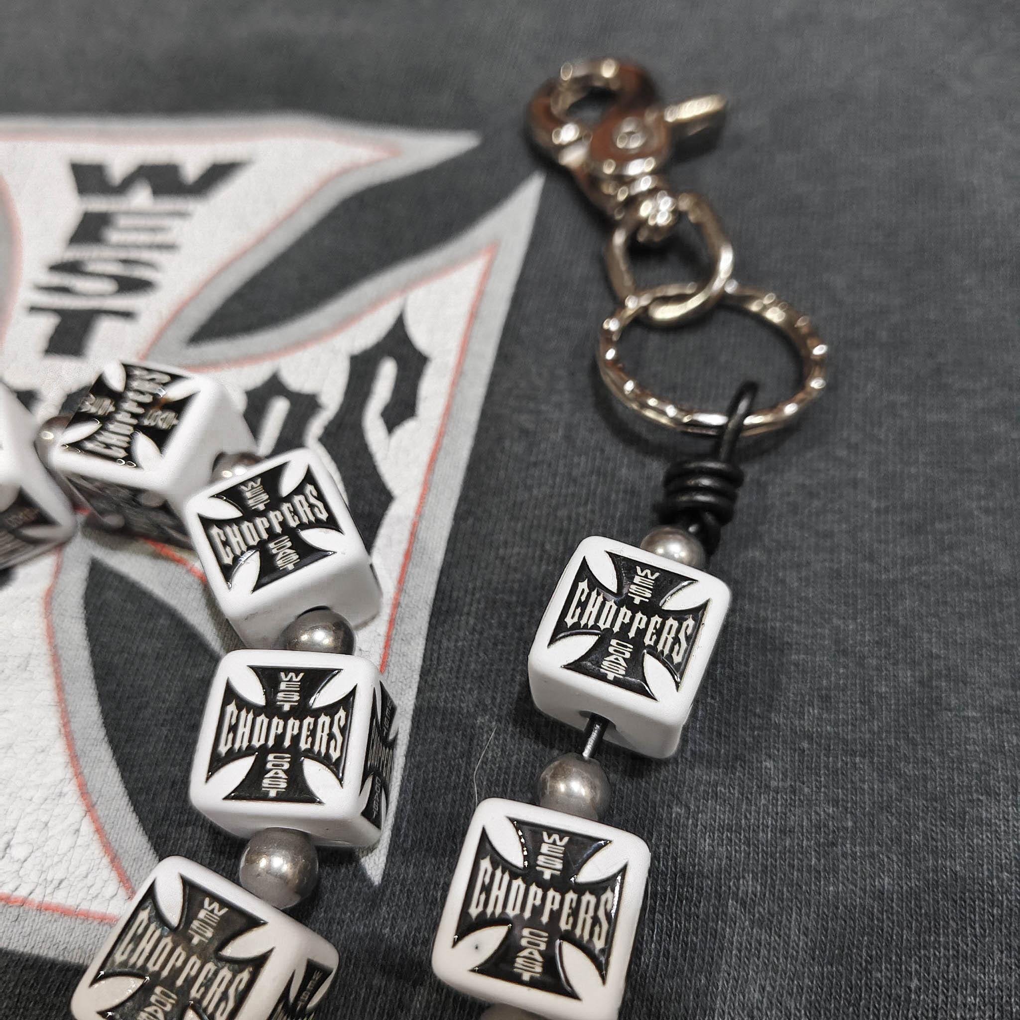 West Coast Choppers White Black / Harley Davidson Jeans Chain Wallet ...