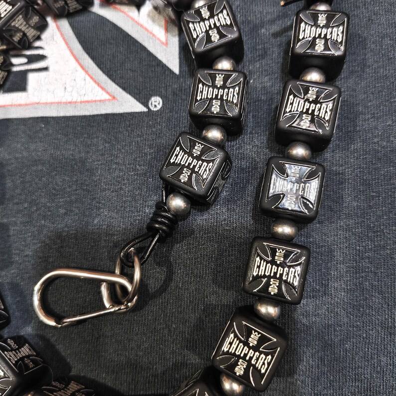 West Coast Choppers Black Logo Black Wallet Chain / Harley Davidson ...